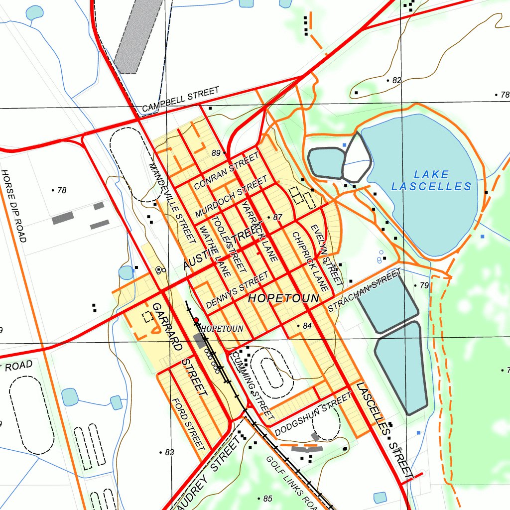 7326-1-S HOPETOUN SOUTH Map by nswtopo | Avenza Maps
