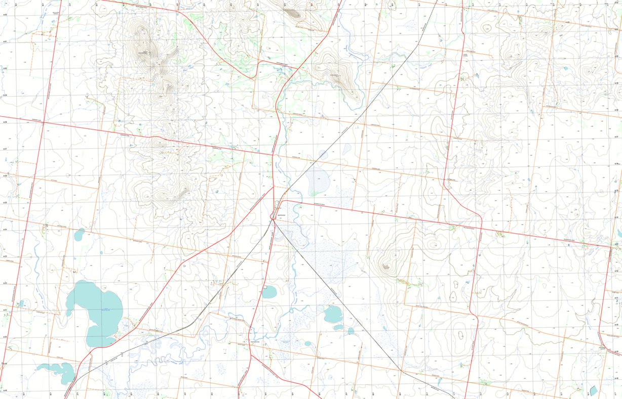 7423-2-S ARARAT SOUTH Map by nswtopo | Avenza Maps