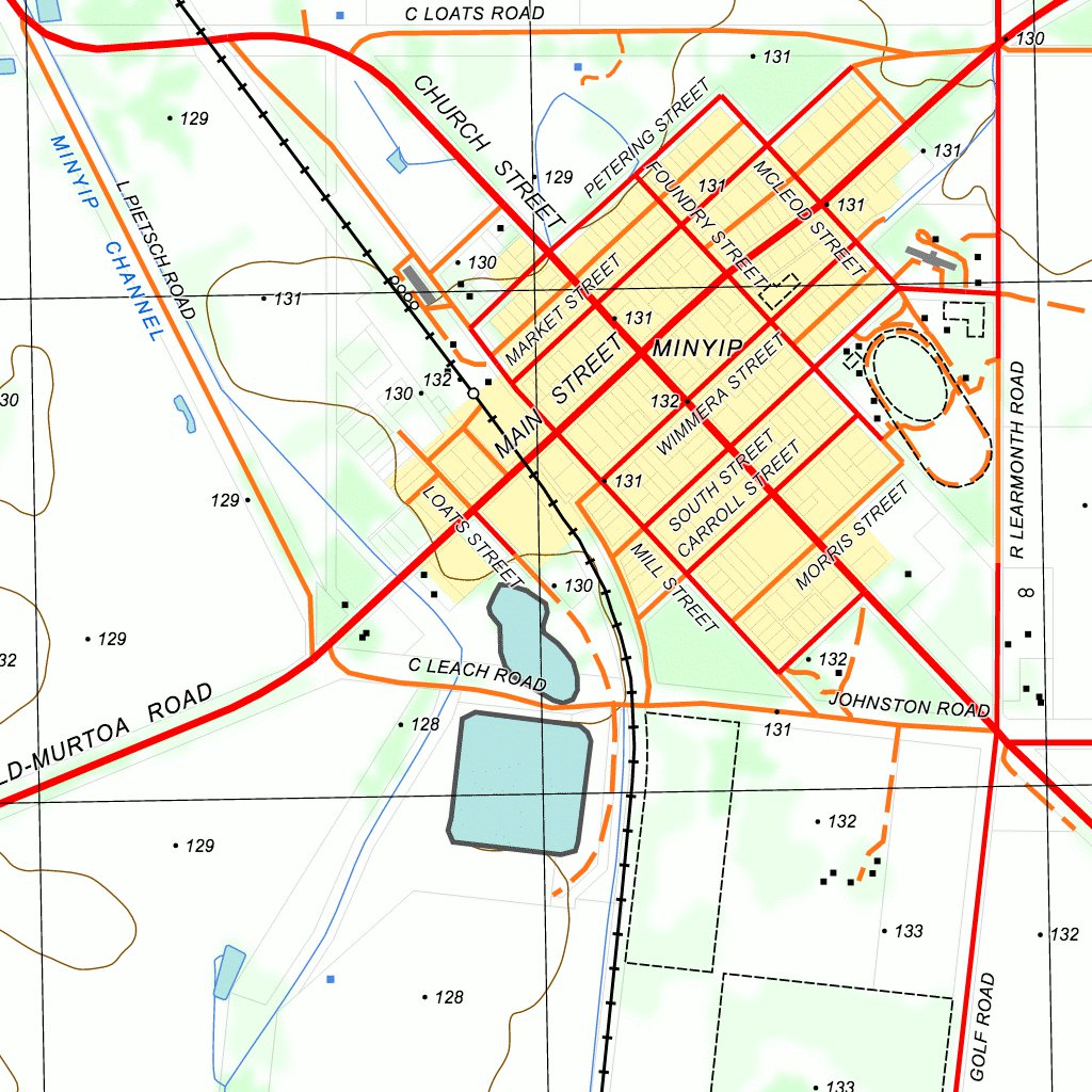 7425-3-S MINYIP SOUTH Map by nswtopo | Avenza Maps