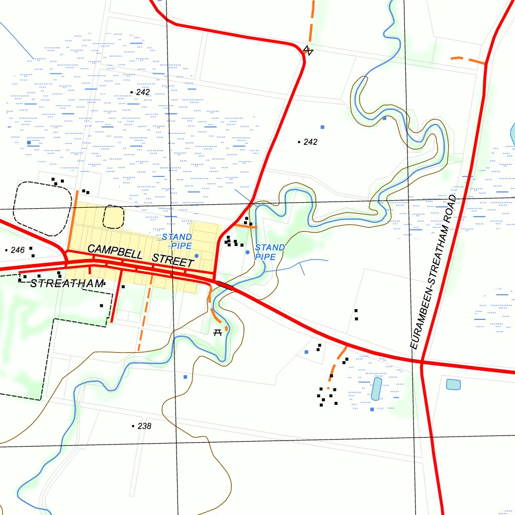 7522-4-S STREATHAM SOUTH Map by nswtopo | Avenza Maps