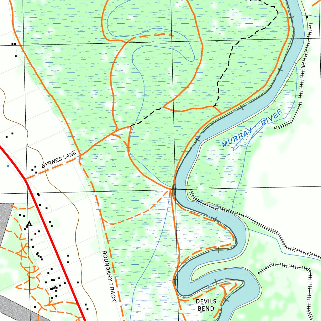 7527-1-S NYAH SOUTH Map by nswtopo | Avenza Maps