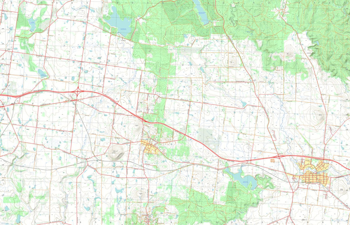 7722-4-N BALLAN NORTH Map by nswtopo | Avenza Maps