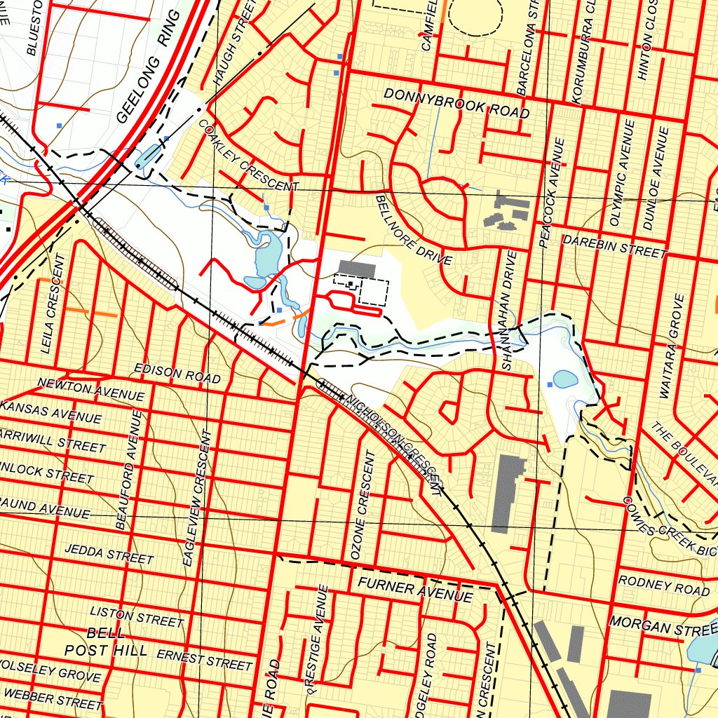7721-1-N GEELONG NORTH Map by nswtopo | Avenza Maps