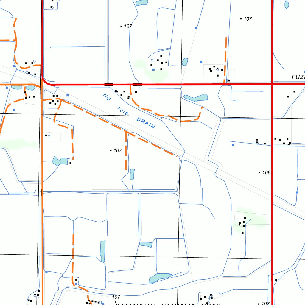 7925-1-N NUMURKAH NORTH Map by nswtopo | Avenza Maps