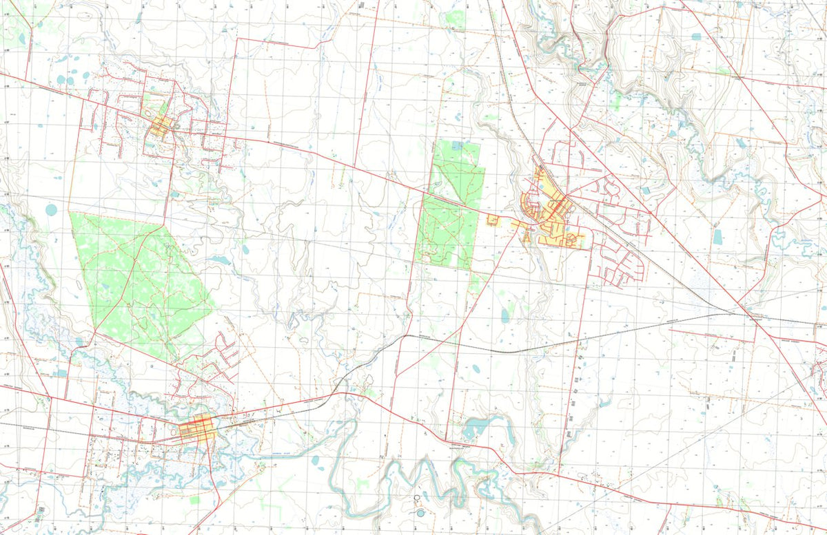 7721-4-N INVERLEIGH NORTH Map by nswtopo | Avenza Maps