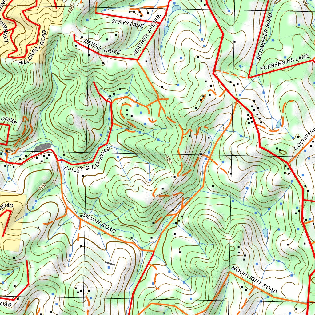 7922-4-S YAN YEAN SOUTH Map by nswtopo | Avenza Maps