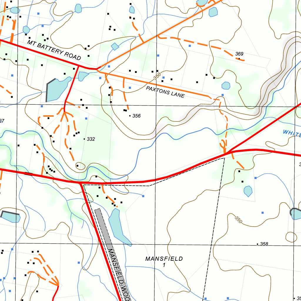 8123-4-N MANSFIELD NORTH Map by nswtopo | Avenza Maps