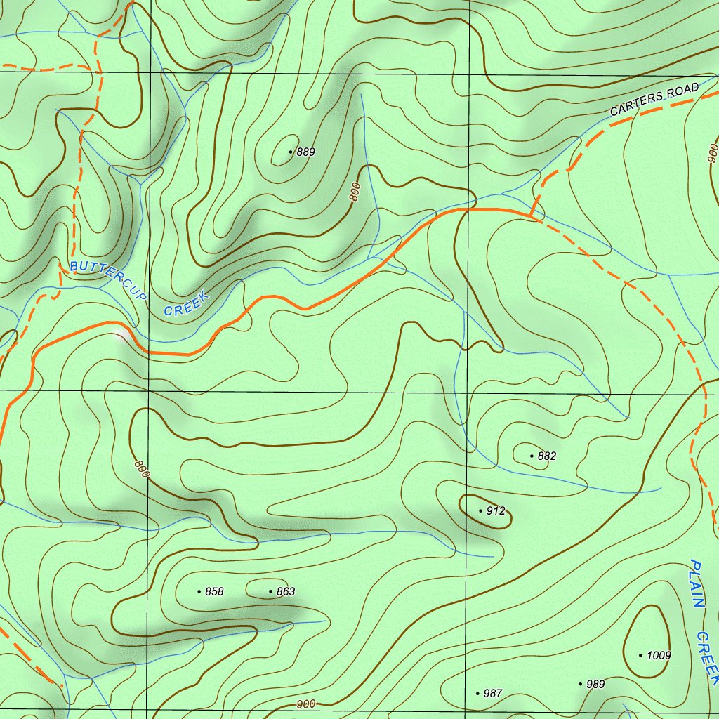 8123-1-N BULLER NORTH Map by nswtopo | Avenza Maps