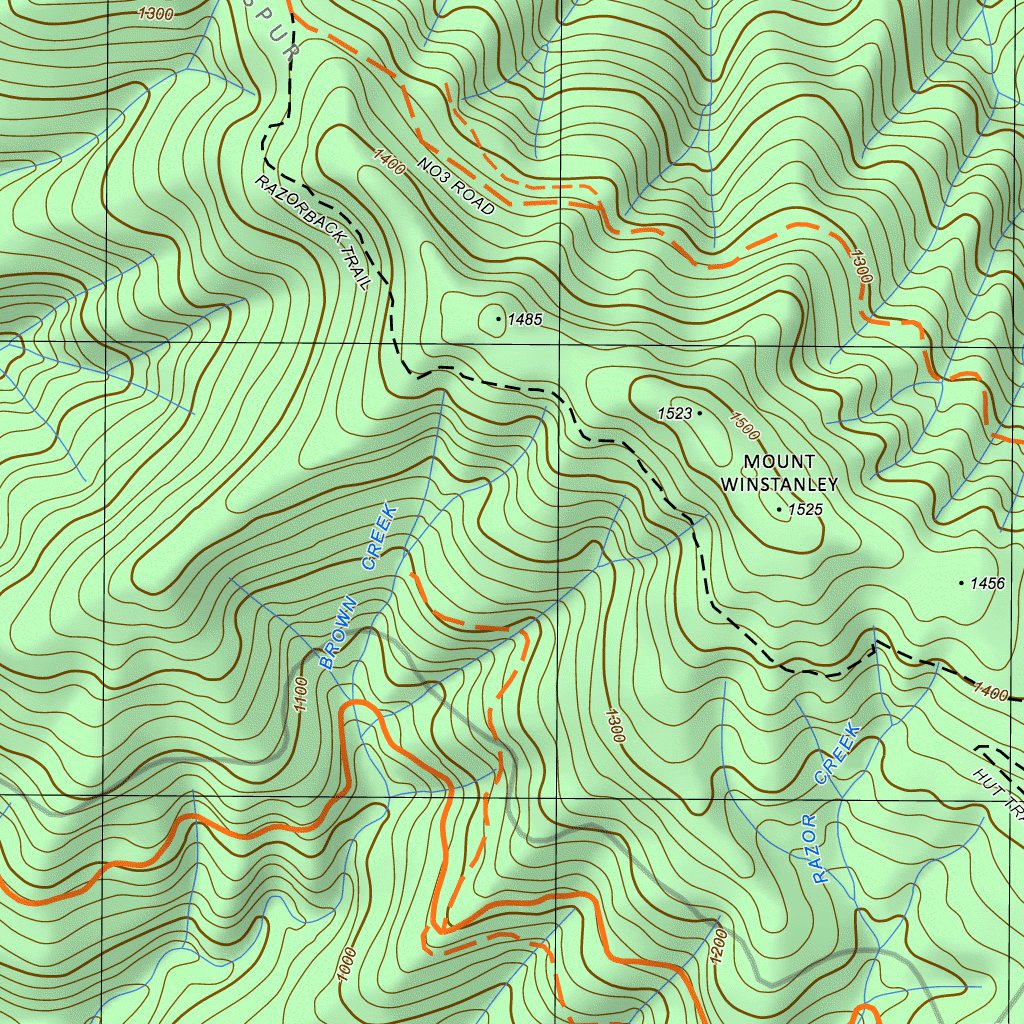 8123-1-N BULLER NORTH Map by nswtopo | Avenza Maps