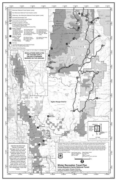 Uinta-Wasatch-Cache NF Logan and Ogden RD Winter Recreation Travel Plan ...