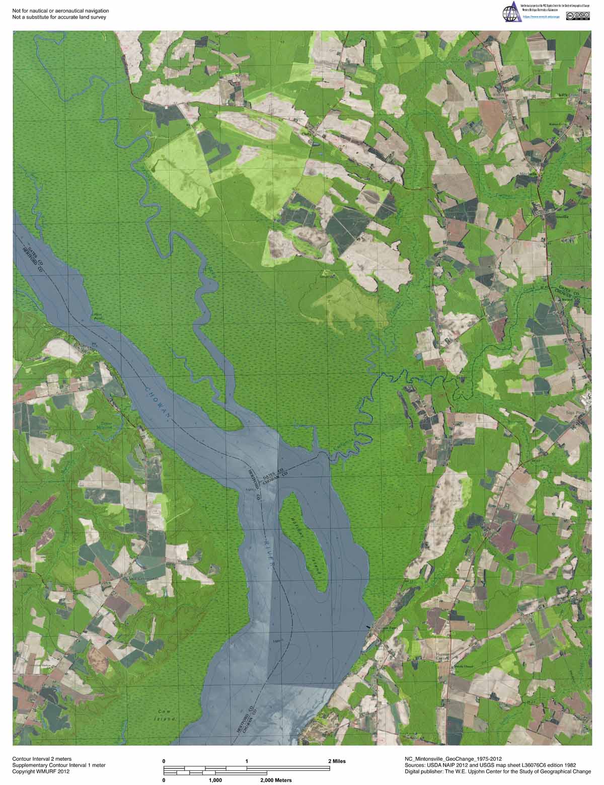 Chowan Swamp State Natural Area, North Carolina (Bundle) Map by Western ...