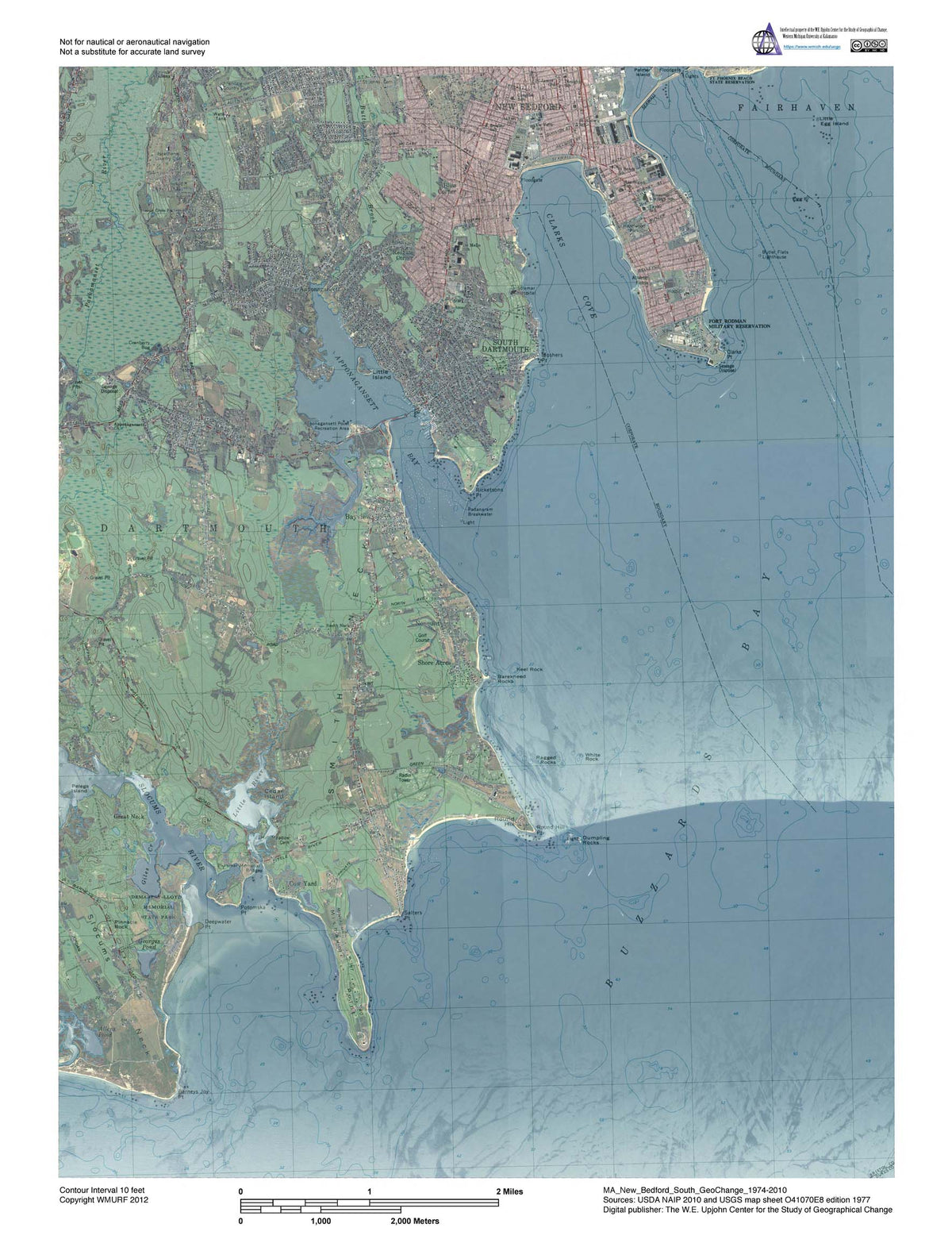 Buzzards Bay, Massachusetts (Bundle) Map by Western Michigan University ...
