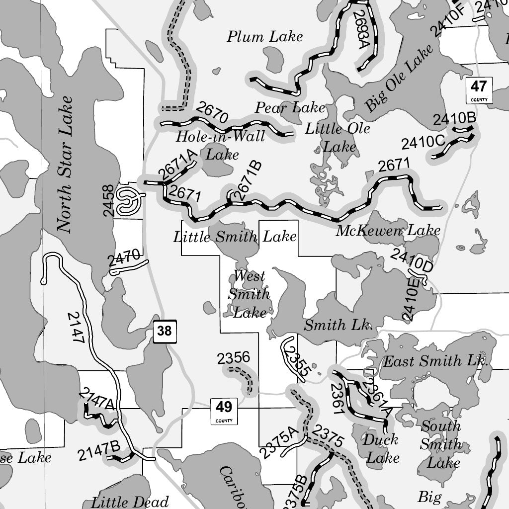 Chippewa NF MVUM Northeast Map by US Forest Service R9 | Avenza Maps