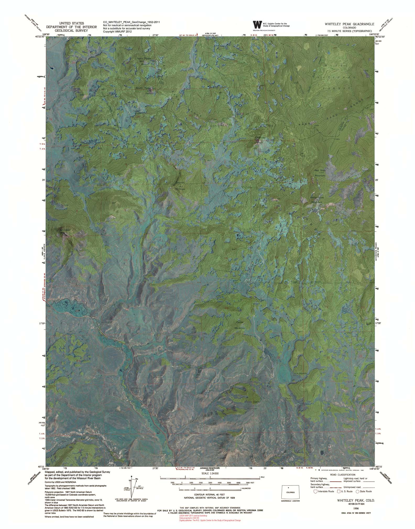 Continental Divide Trail - Colorado: Sections 37-41 Map by Western ...