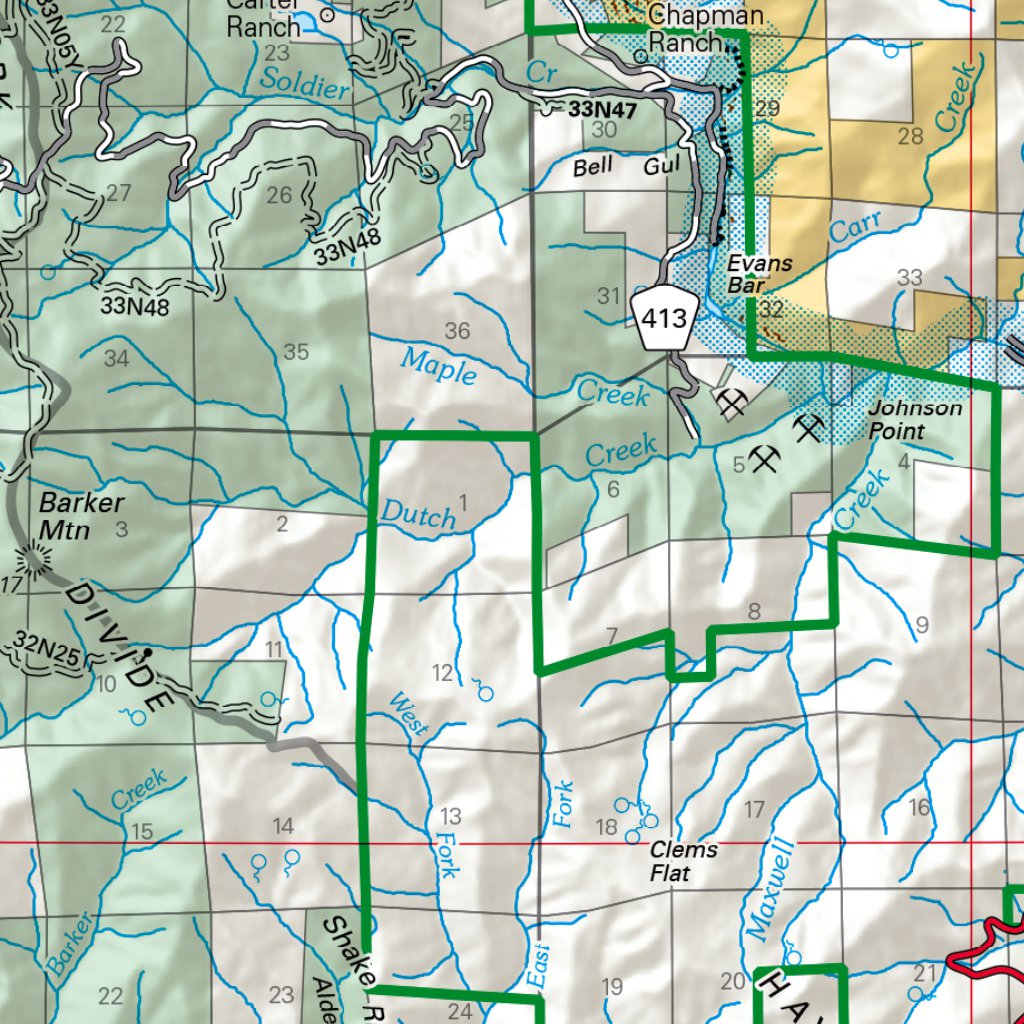 Shasta-Trinity National Forest Visitor Map (West) by US Forest Service ...