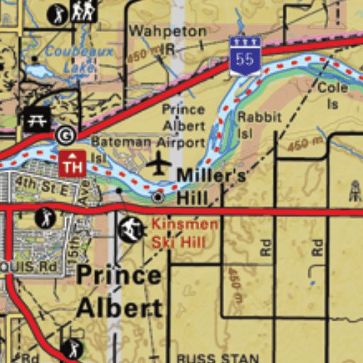 Map71 Prince Albert - Saskatchewan Map by Backroad Mapbooks | Avenza Maps