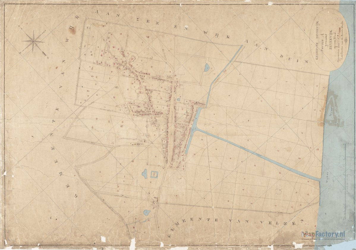 Beverwijk Map by Mapfactory | Avenza Maps