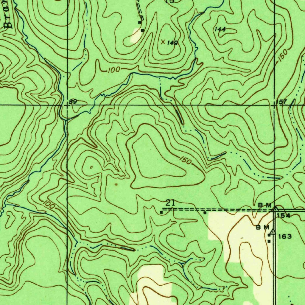 Silverhill, AL (1942, 31680-Scale) Map by United States Geological ...