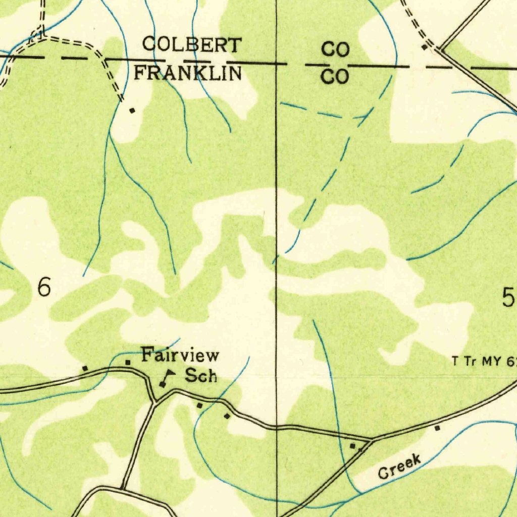 Russellville, AL (1936, 24000-Scale) Map by United States Geological ...