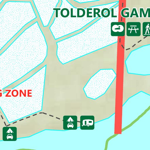 Tolderol Game Reserve Map by Department for Environment and Water ...