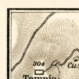 Castellammare to Calatafimi Map, 1929 by Waldin | Avenza Maps