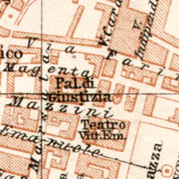 Ancona city Map, 1909 by Waldin | Avenza Maps
