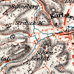 Danzig (Gdańsk) environs Map, 1911 by Waldin | Avenza Maps