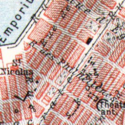 Piraeus (Πειραιάς) city Map, 1913 by Waldin | Avenza Maps