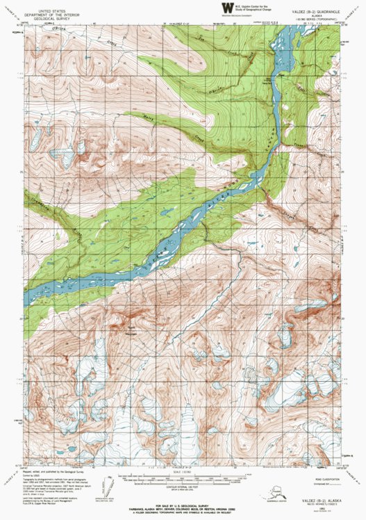 AK-VALDEZ B2: Authoritative US Topos 1951 Map by Western Michigan ...
