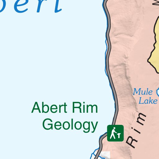 Lake Abert and Abert Rim Map by Bureau of Land Management - Oregon ...
