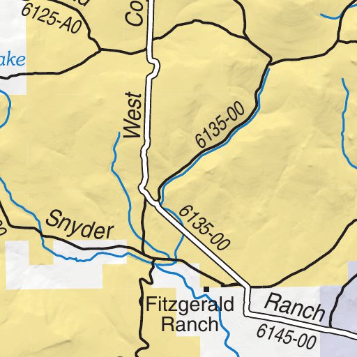 Lake Abert and Abert Rim Map by Bureau of Land Management - Oregon ...