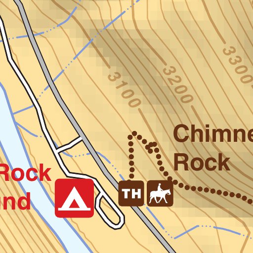Chimney Rock Map by Bureau of Land Management - Oregon | Avenza Maps