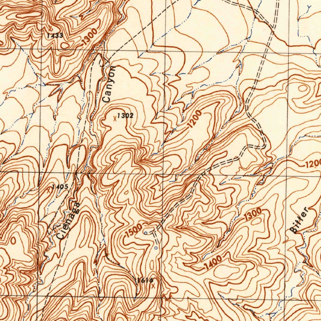 Pentland, CA (1945, 31680-Scale) Map by United States Geological Survey ...