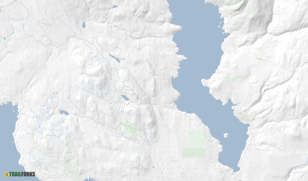 Sechelt Mountain Bike Trails Map by Trailforks | Avenza Maps