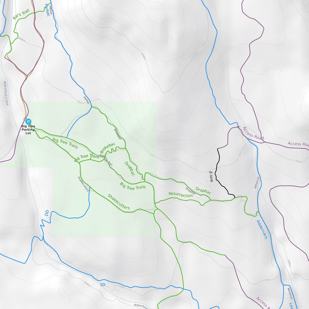 Sechelt Mountain Bike Trails Map by Trailforks | Avenza Maps