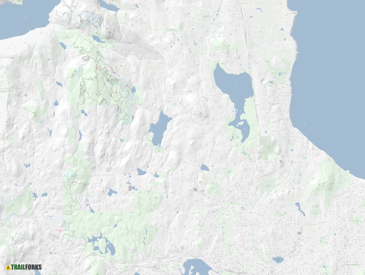 Victoria Mountain Bike Trails Map by Trailforks | Avenza Maps