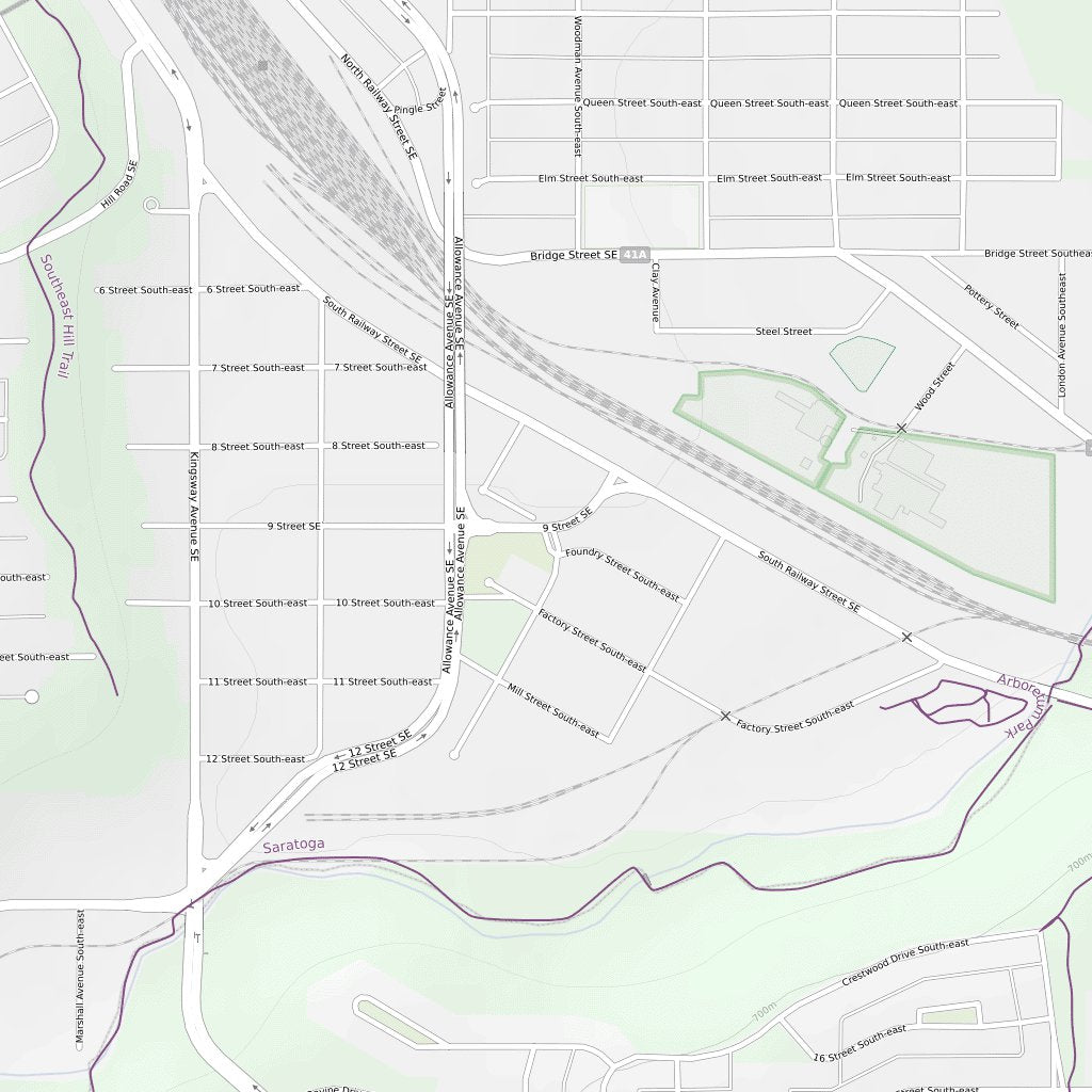 Medicine Hat Mountain Bike Trails Map by Trailforks | Avenza Maps