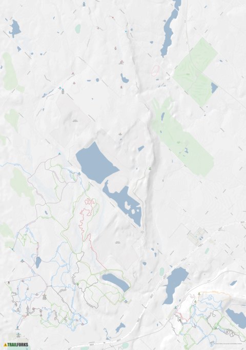 Milton Mountain Bike Trails Map by Trailforks | Avenza Maps