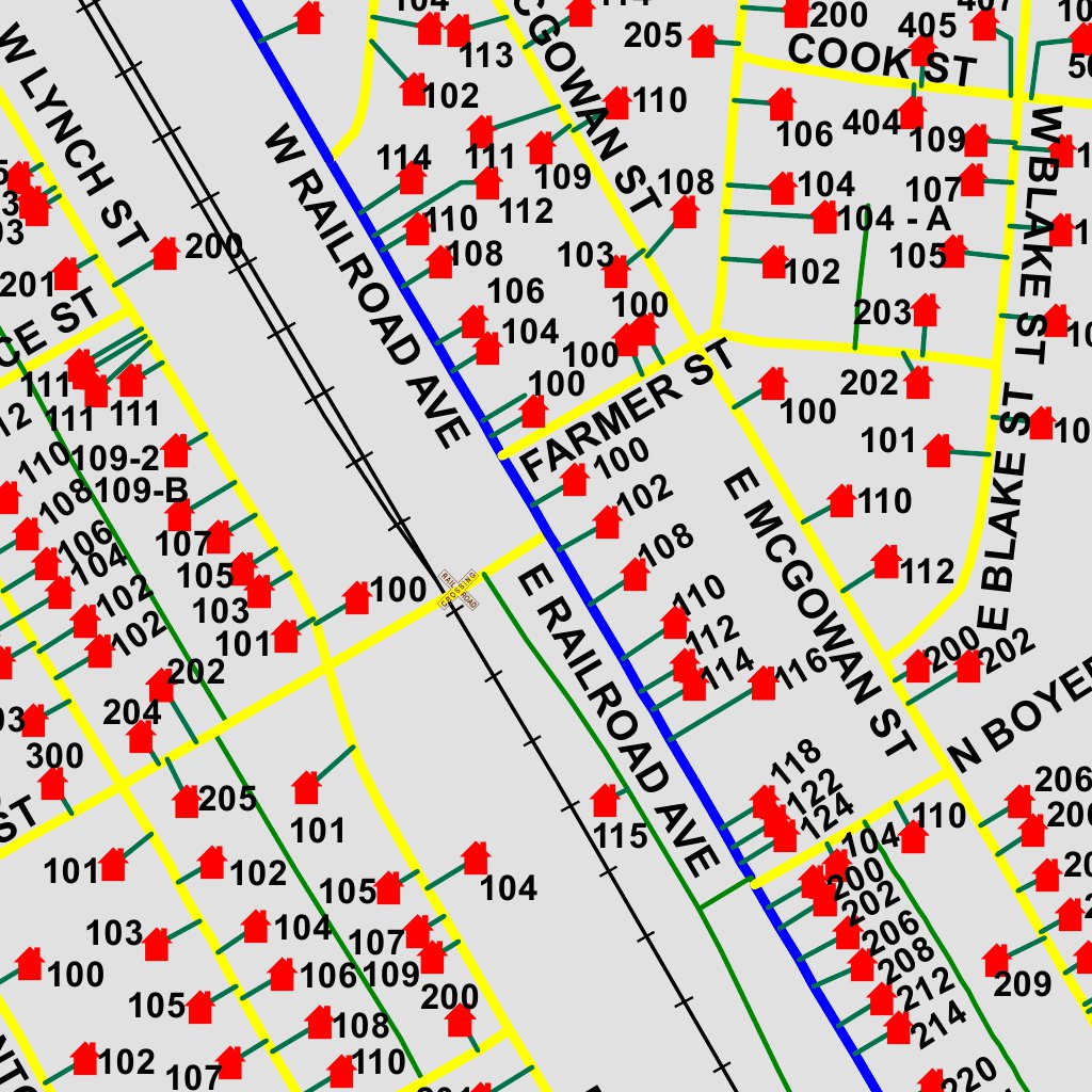 CITY OF PLAINS Map by Sanders County, Montana | Avenza Maps