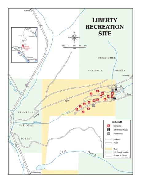 Liberty Recreation Site Map by Bureau of Land Management - Oregon ...
