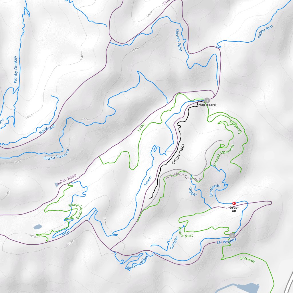 Napier Mountain Bike Trails Map by Trailforks | Avenza Maps