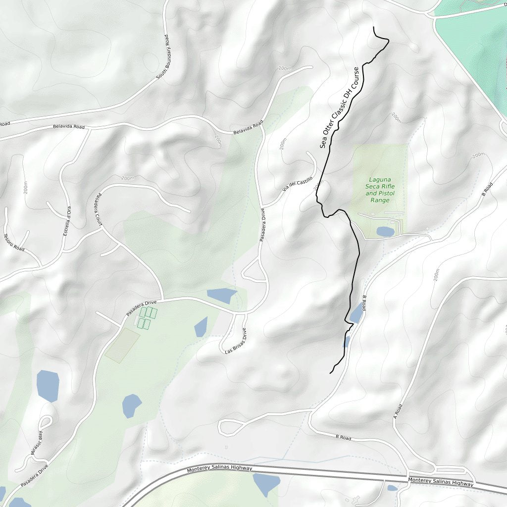 Monterey Mountain Bike Trails Map by Trailforks | Avenza Maps