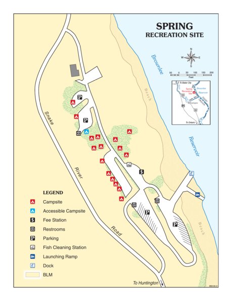 Spring Recreation Site Map by Bureau of Land Management - Oregon ...