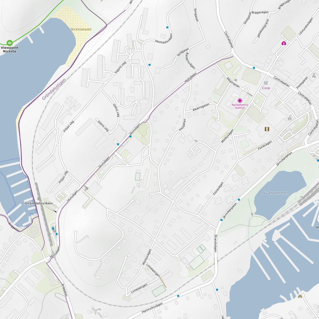 Nynäshamn Mountain Bike Trails Map by Trailforks | Avenza Maps