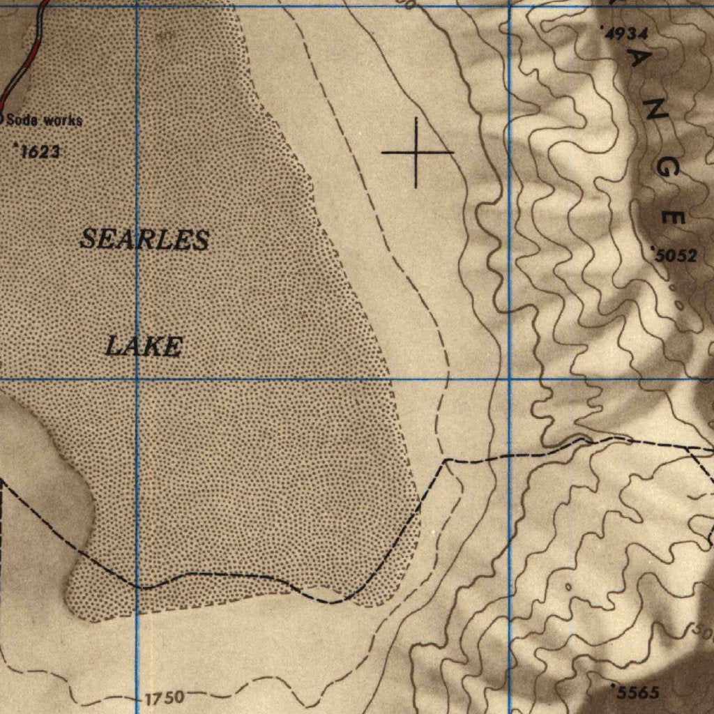 Trona, CA (1948, 250000-Scale) Map by United States Geological Survey ...