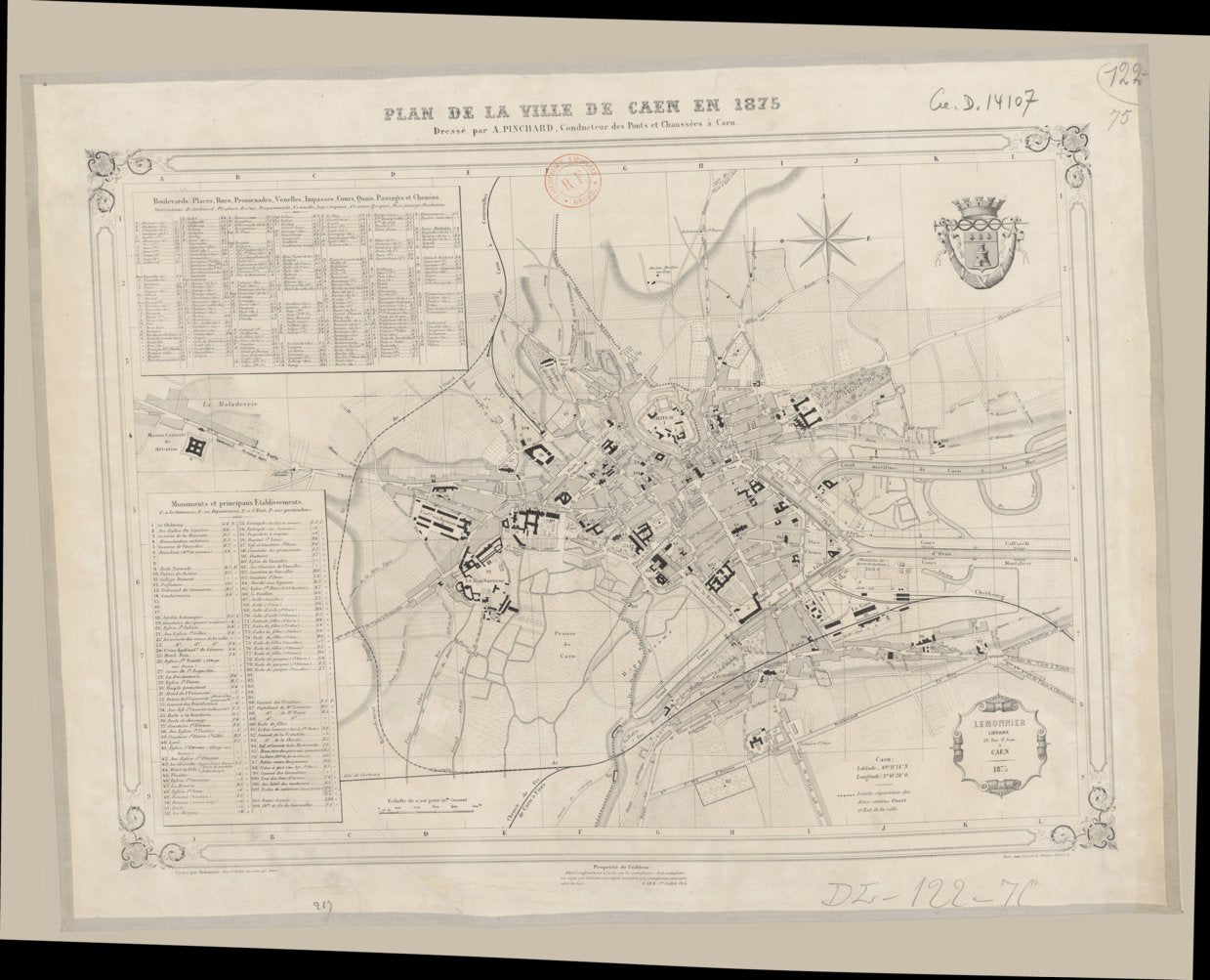 CAEN 1875 Map by RAFAELA 1777 | Avenza Maps