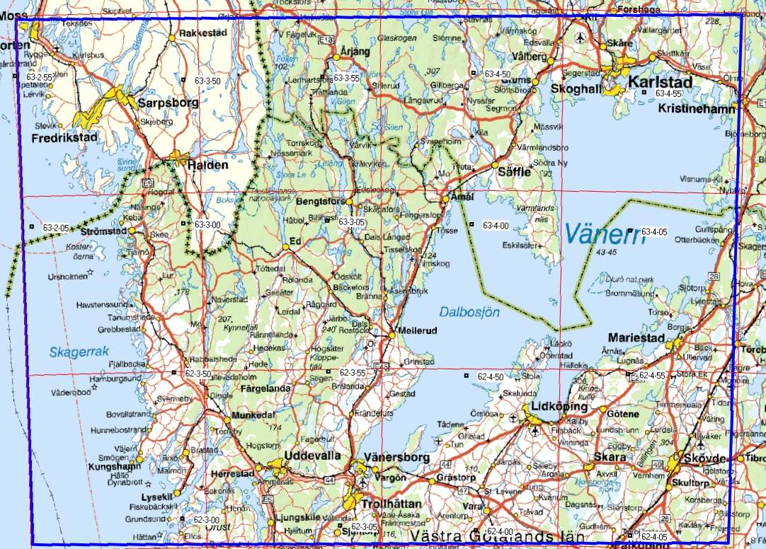 Bohuslän Dalsland Södra Värnen Map by Solteknik HB | Avenza Maps