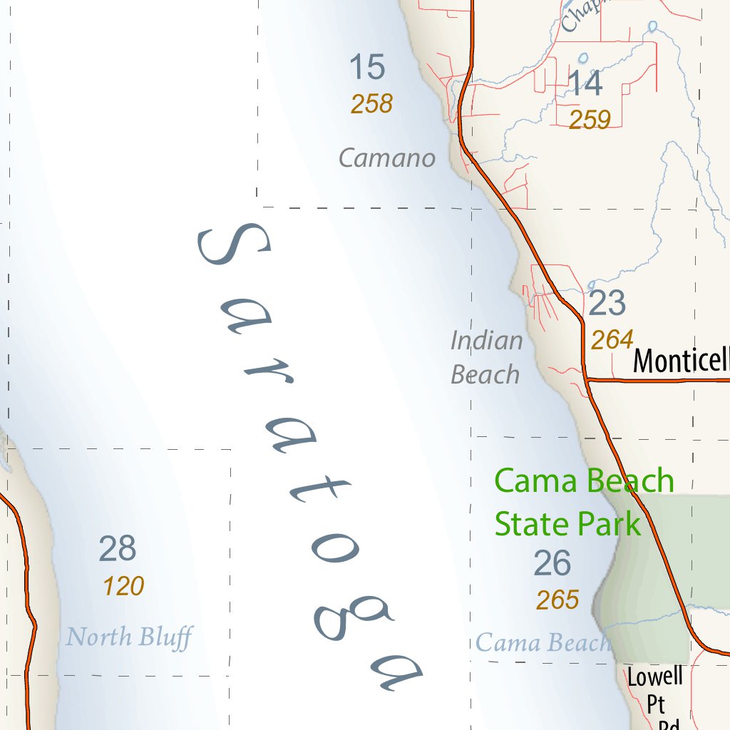 County Base Map by Island County | Avenza Maps