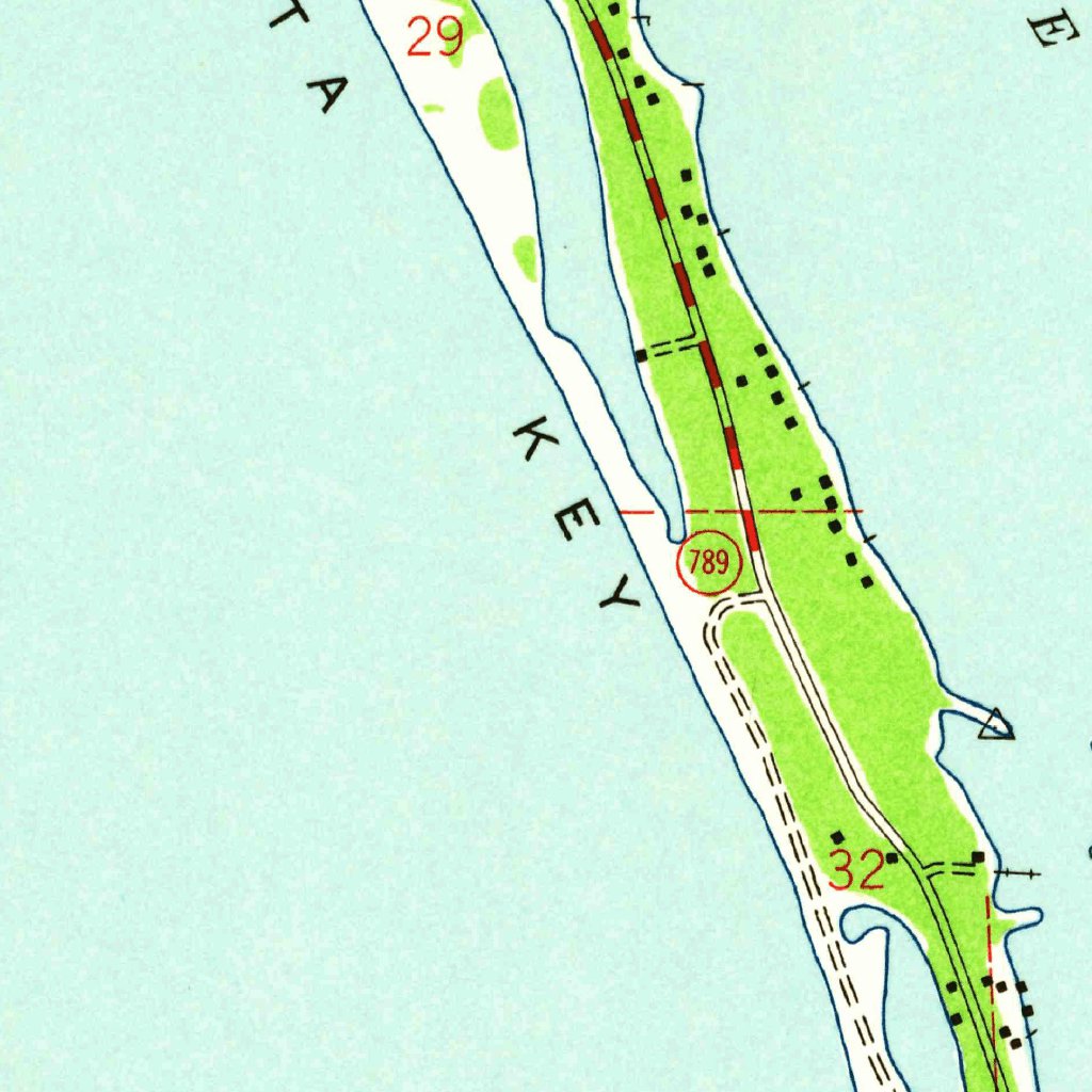 Bird Keys, FL (1944, 24000-Scale) Map by United States Geological ...