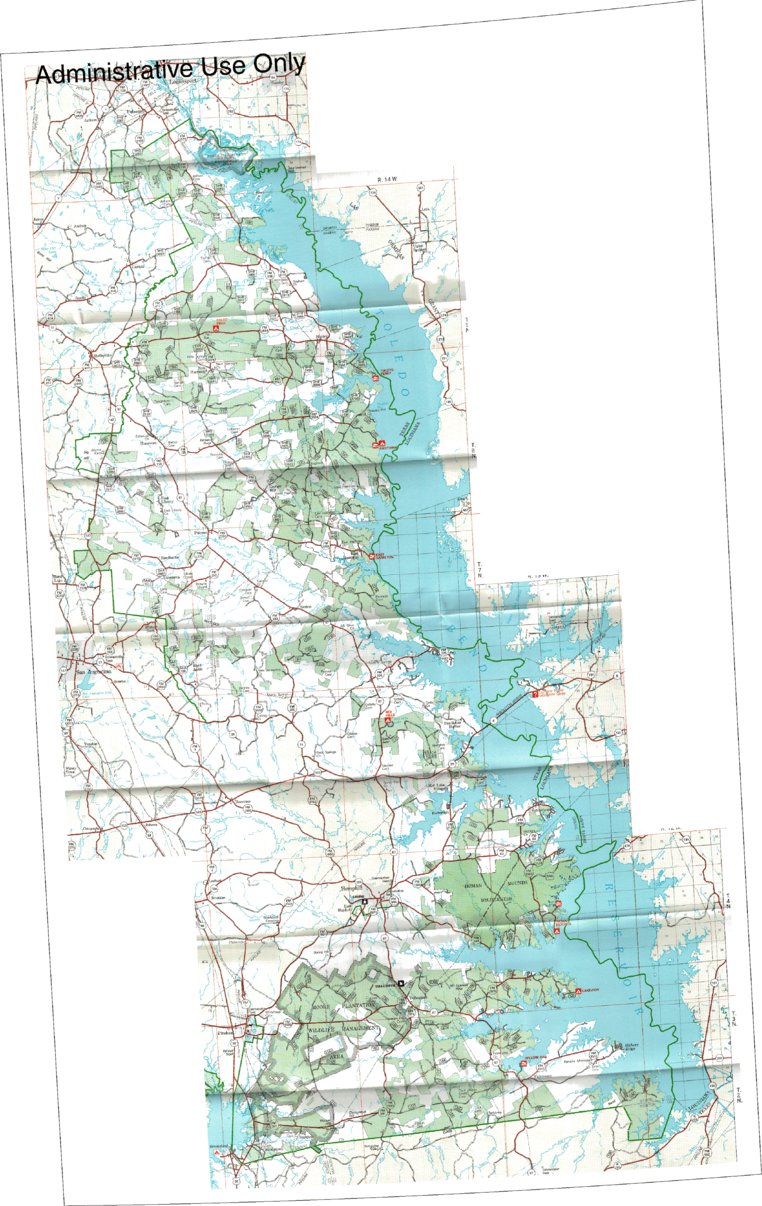 Sabine National Forest Visitor Map by US Forest Service R8 | Avenza Maps